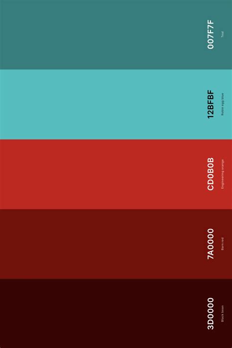 Best Red Color Palettes With Names And Hex Codes Artofit