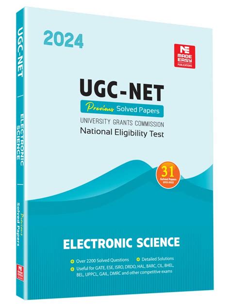 Buy Ugc Net 2024 Electronic Science Previous Solved Papers Book Online
