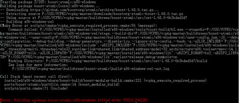 Failed To Build Boost Atomic For Windows Bit Issue Microsoft Vcpkg GitHub