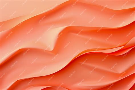 Premium Ai Image Crumpled Salmon Paper Abstract Shape Background With Space Paper For Text