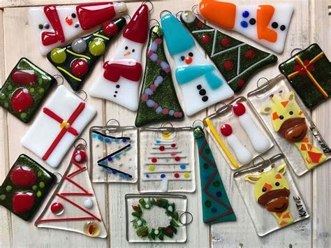 Fused Glass Christmas Decorations Codsall Hive