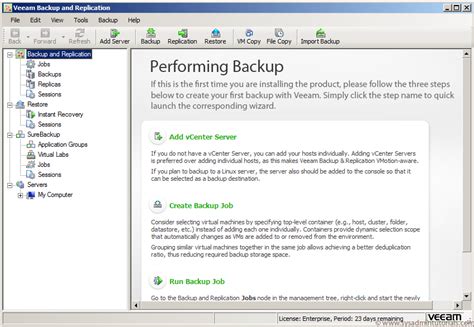 veeam backup and replication virtual machine backup