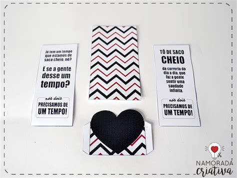 Diy Brincadeira “precisamos De Um Tempo” Com Imagens Presentes