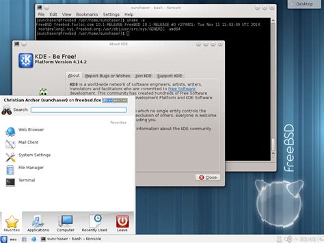 KDE On FreeBSD Vulpo One