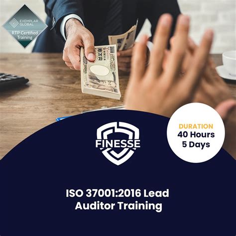 Iso 370012016 Lead Auditor Training Finesse Consults