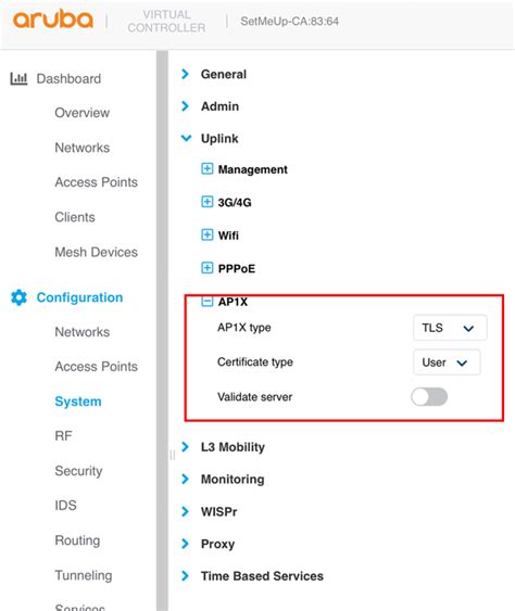 Aruba AP Authentication Flomain Networking