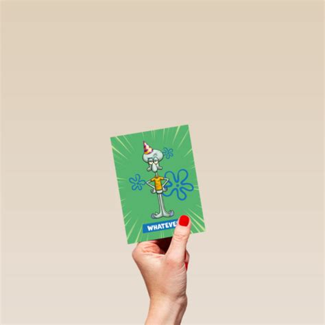 Spongebob Octo Whatever Birthday Hallmark