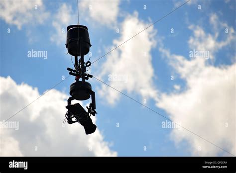 Camera Hanging From Wires Hi Res Stock Photography And Images Alamy