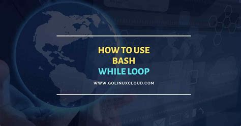 Bash While Loop Usage With Examples For Beginners Golinuxcloud