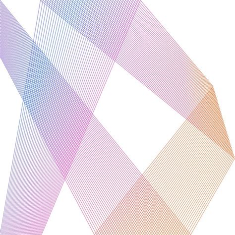 디자인 요소 구부러진 날카로운 모서리가 많은 선을 흔들며 격리된 흰색 배경에 있는 추상 수직 깨진 줄무늬 Creative