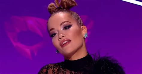 Masked Singers Rita Ora Sizzles In Lace Bodysuit As Fans Predict Major