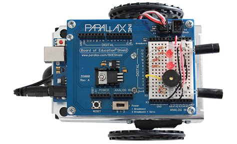 Parallax Shield Bot W Arduino 12 Pack Plus Kit For Classrooms Robotshop
