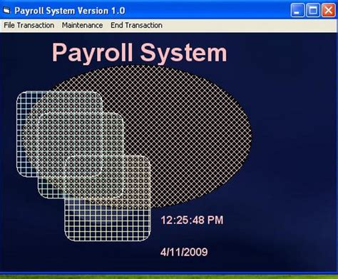 Payroll System Version 10 Sourcecodester