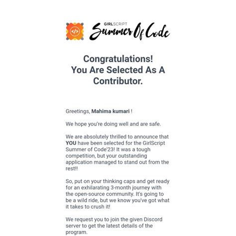 mahima kumari on linkedin girlscript opensource community projects