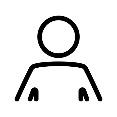 Person Icon Black And White