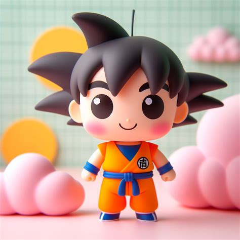 Stl File Son Goku Cute Chibi Chibi Dragon Ball 🐉 ・model To Download And