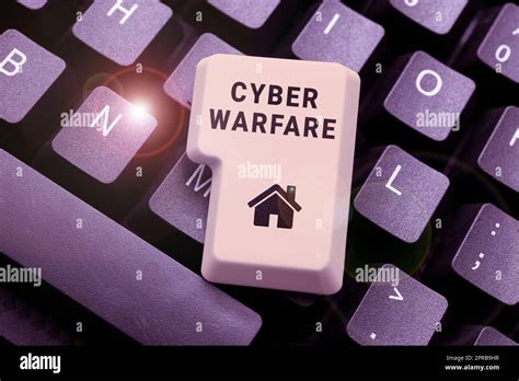 Handwriting Text Cyber Warfare Conceptual Photo Virtual War Hackers System Attacks Digital