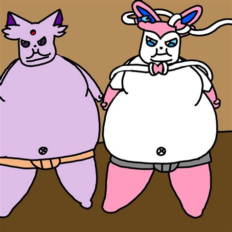 Sumo Espeon Vs Sumo Sylveon By Inflaty240 On Deviantart