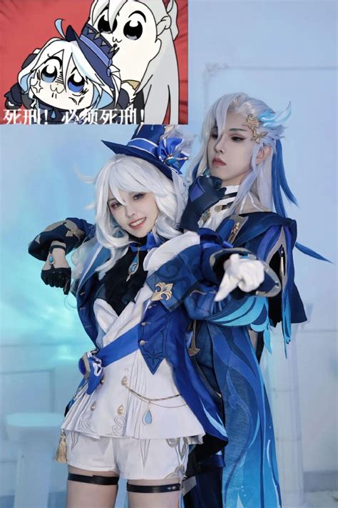 【芙宁娜cos】这张梗图真被还原出来了！ 知乎