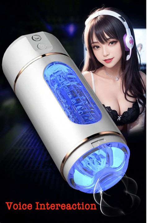 Cool Airplane Cup Intelligent Pronunciation Vibrating Penis Training Device Male Masturbation