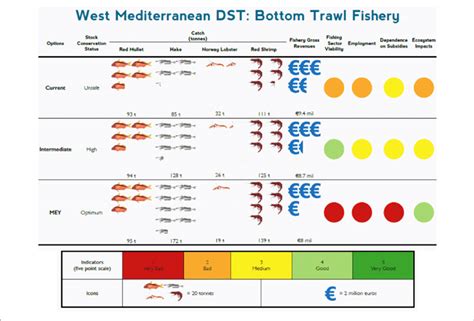 Visualized Form Of The Decision Support Table From The Bottom Trawl