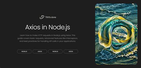 Making Api Requests With Axios In Nodejs
