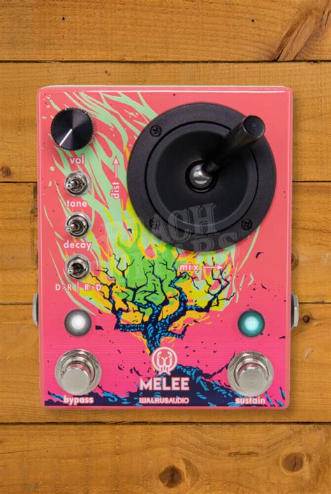 walrus audio melee distortion reverb with joystick control