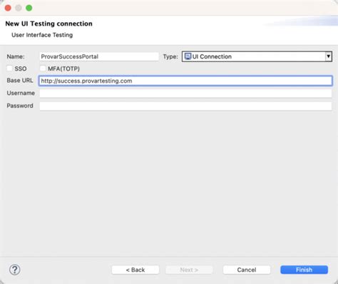UI Connect Provar Documentation