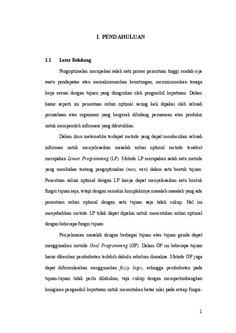 Doc Aplikasi Fuzzy Goal Programming