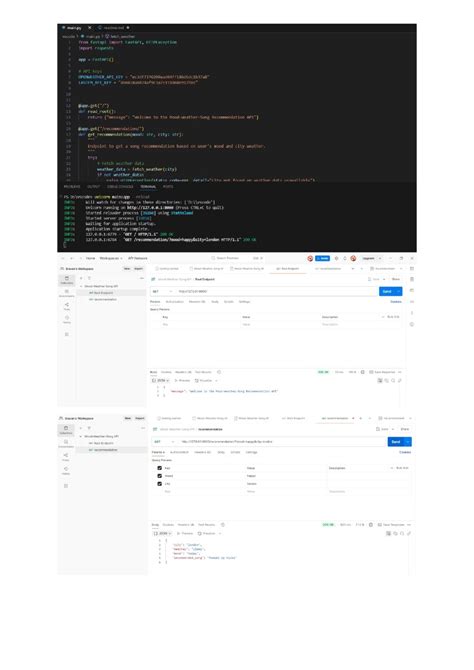 Python Fastapi Weatherapi Musicrecommendation Openweathermap