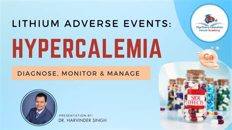 Lithium Induced Hypercalcemia Key Steps For Diagnosis Monitoring And Management Psychiatry