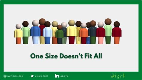 One Size Doesnt Fit All Digy4