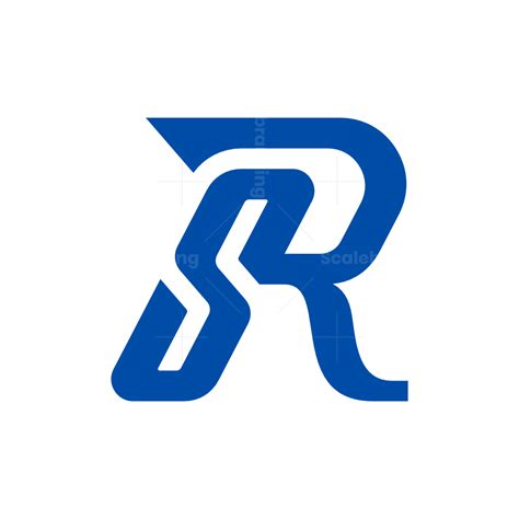 R And S Monogram Or Letter Rs Sr Logo Scalebranding