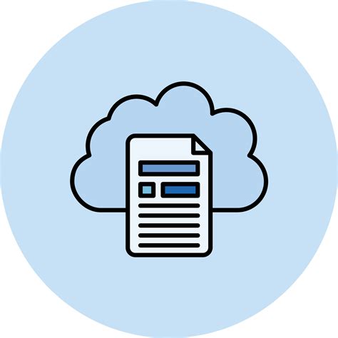 Cloud File Vector Icon 33187113 Vector Art At Vecteezy