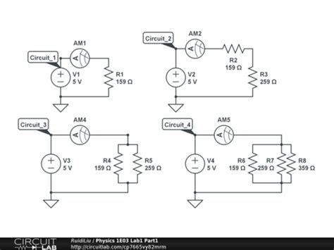 Physics 1E03 Lab1 Part1 CircuitLab