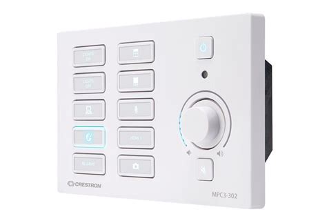 Mpc3 302 W 3 Series Media Presentation Keypad Controller 302 White Crestron Electronics