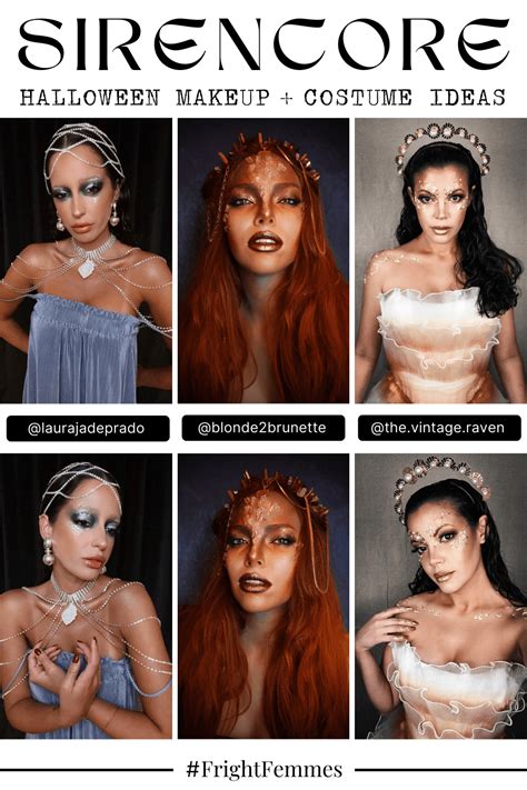 Frightfemmes 2023 Vol 1 Siren Halloween Makeup Halloween Makeup