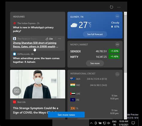 Hands On With Windows 10s Brand New Taskbar Feature Update