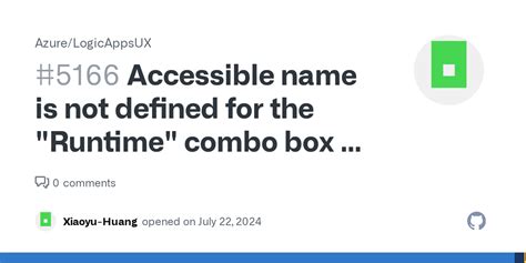 Accessible Name Is Not Defined For The Runtime Combo Box In Add Trigger Or Action Panel