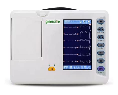High Quality 12 Leads Lcd Screen Ecg 6c1 Digital Electrocardiograph Ekg Machine Price For Sale