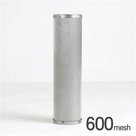 카트리지 메쉬필터 Sus304 10인치 250mm 600mesh 25um 주 퓨어워터텍