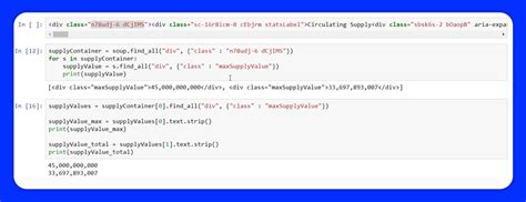 how to extract coinmarketcap data using beautifulsoup and python