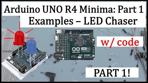 Arduino Uno R4 Minima Part 1 Examples Led Chaser Youtube