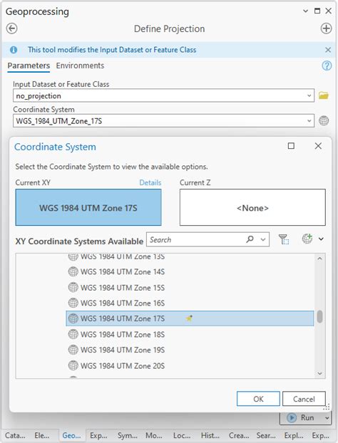 Defining The Coordinate System Of A Layer In Arcgis Pro Gis Tuto
