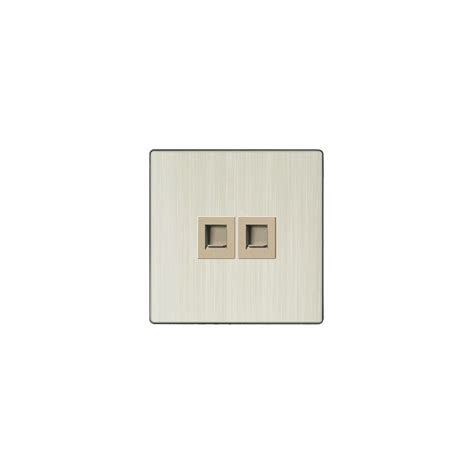 Telephone Data Socket Golden Aluminum Siddiqui Trading Fzco