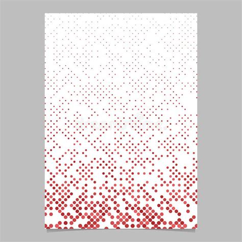 Red Abstract Dot Pattern Brochure Background Stock Vector Illustration Of Paper Design 158828142