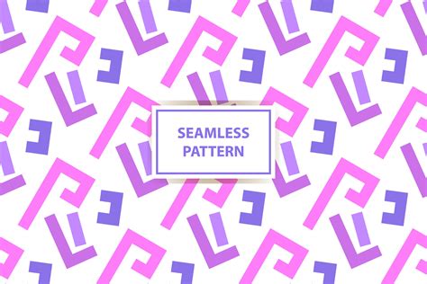 Vector Geometric Seamless Pattern Abstract Graphic Background With Squares Lines Grid Simple