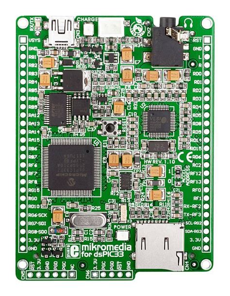 Mikroelektronika Mikroe 1159 Electronic Development Board 16 Bit Mcu