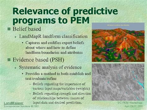 Automated Landform Classification Using Dems Automated Classification Of
