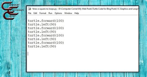 how can loops manipulate python turtle s graphics functions computer corner